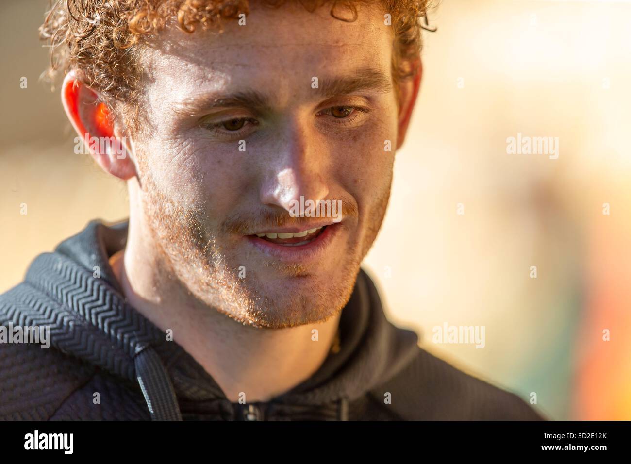 Josh Sargent of Norwich City arrives before the Sky Bet Championship ...