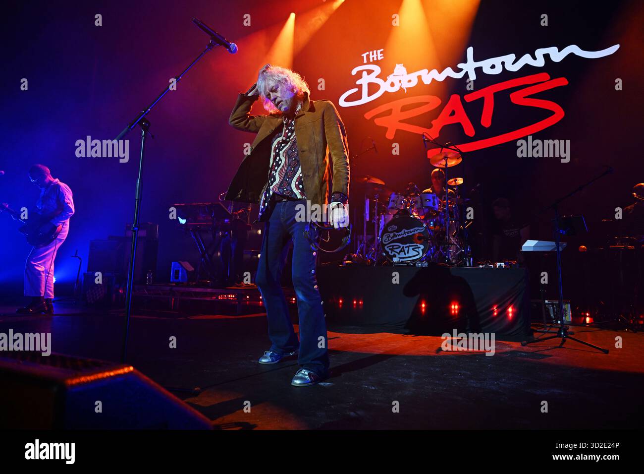 LONDON, ENGLAND - OCTOBER 31: Bob Geldof of ‘The Boomtown Rats’ performing at Eventim Apollo as ...