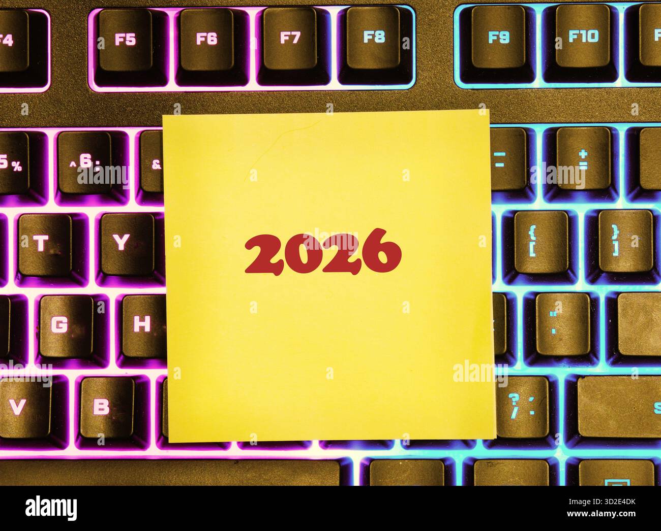 Text 2026 digital font on hi-res stock photography and images - Alamy