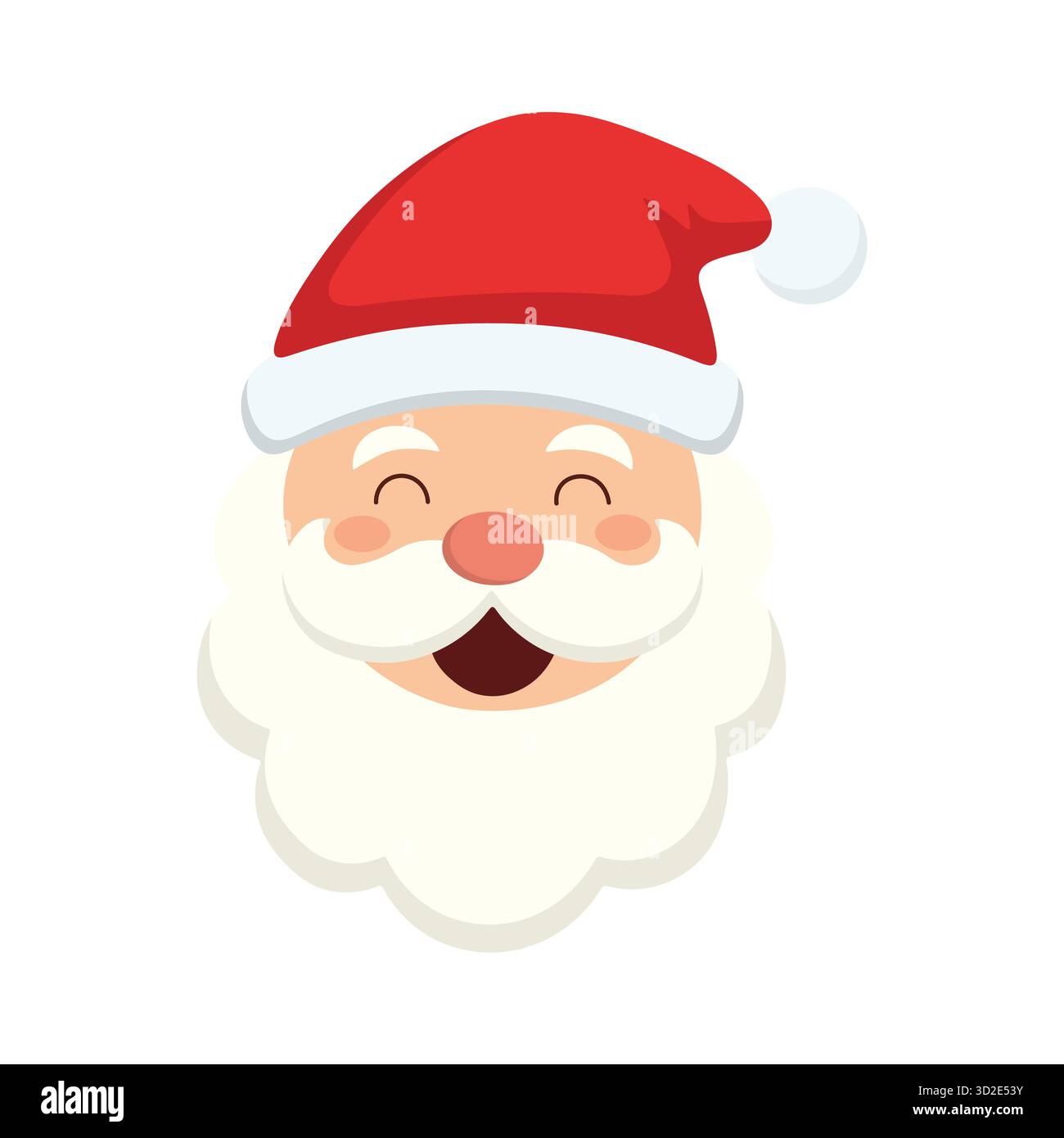 Christmas beard decorations happy Stock Vector Images - Alamy