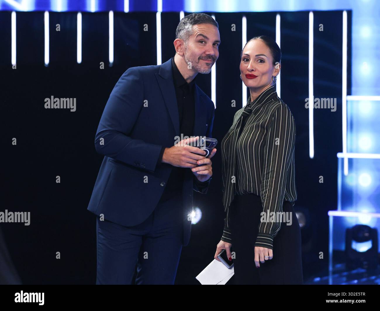 Rome, Rai studios formerly Dear, TV show "Tale e Quale Show." Pictured ...
