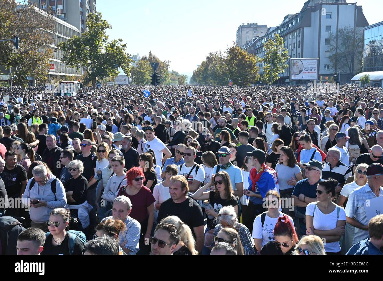 SERBIA, Novi Sad. 01 November 2025. Thousands of students, residents ...