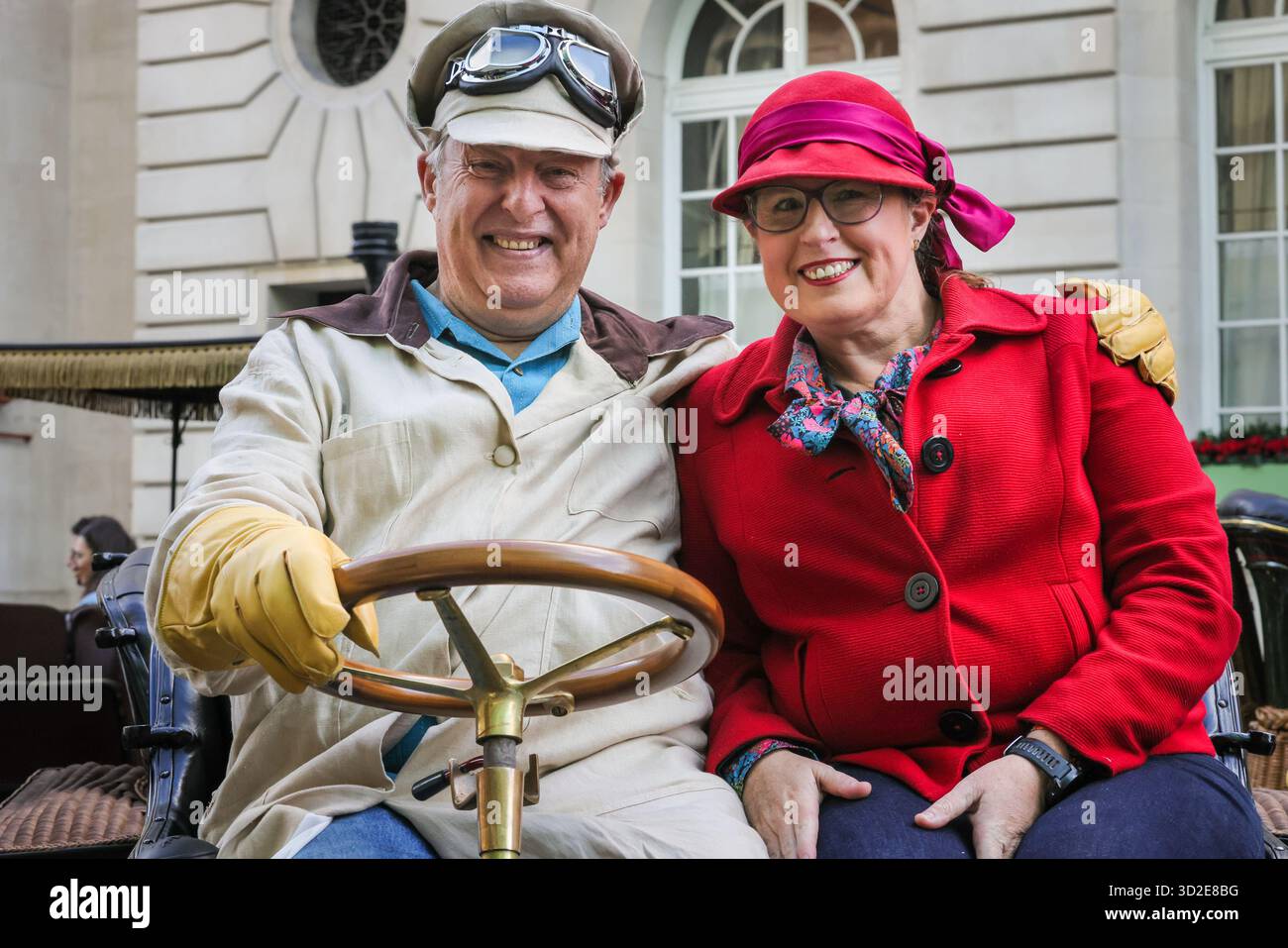 London, UK. 01st Nov, 2025. Visitors and proud car owners mingle and ...