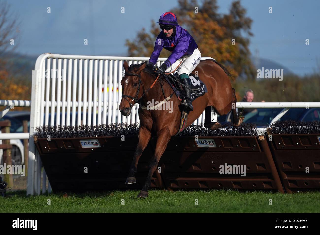 Jony R ridden by jockey James Joseph Slevin on the way to winning the ...