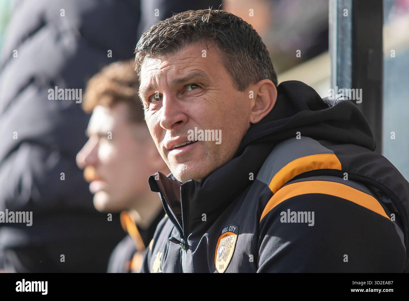 Hull City Manager, Sergej Jakirovic, on the touchlines during the Sky ...