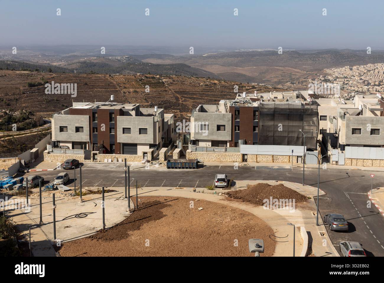 Gush Etzion, Israel. 31 October 2025, A panoramic view of a modern ...