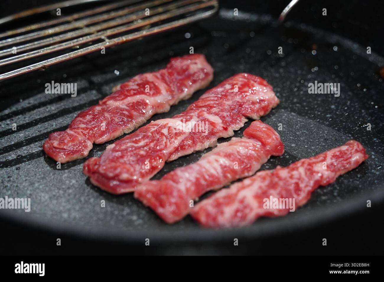 Korean bbq meal sizzling hi-res stock photography and images - Alamy
