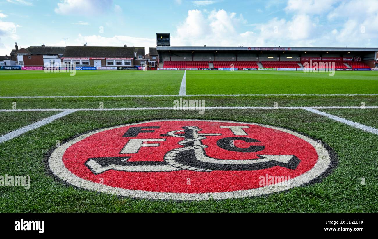 General ground views of Highbury Stadium, home ground for Fleetwood ...