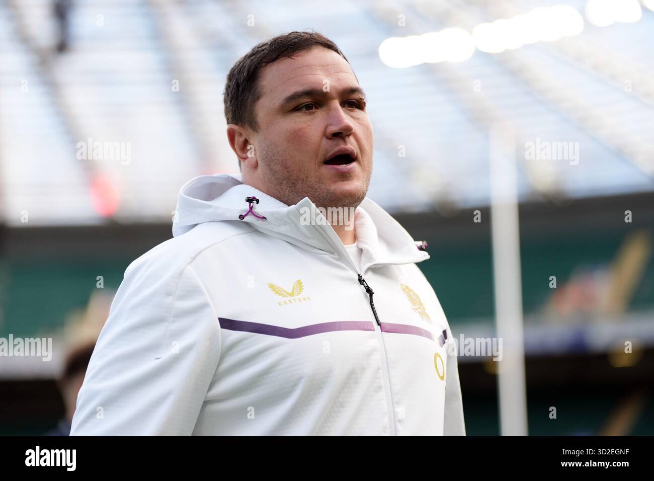 England’s Jamie George before the Quilter Nations Series match at the ...