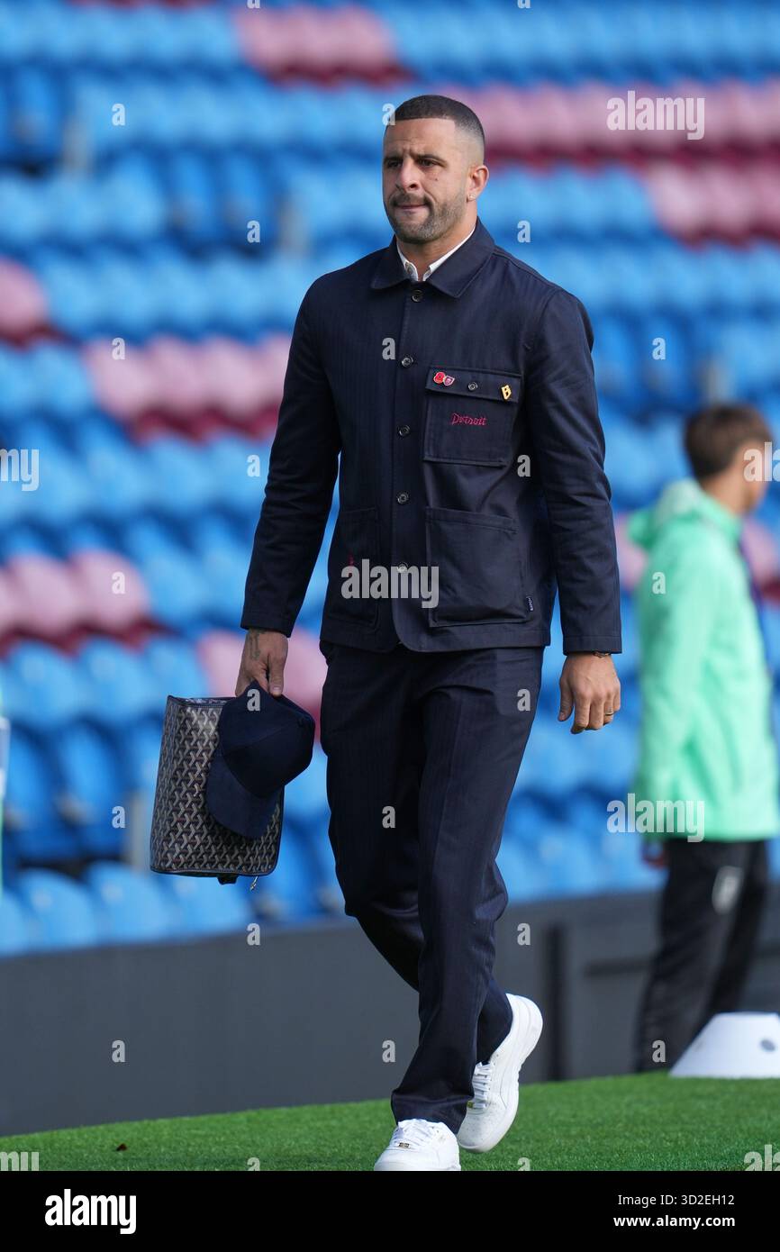 Burnley's Kyle Walker walks ahead of the English Premier League soccer ...