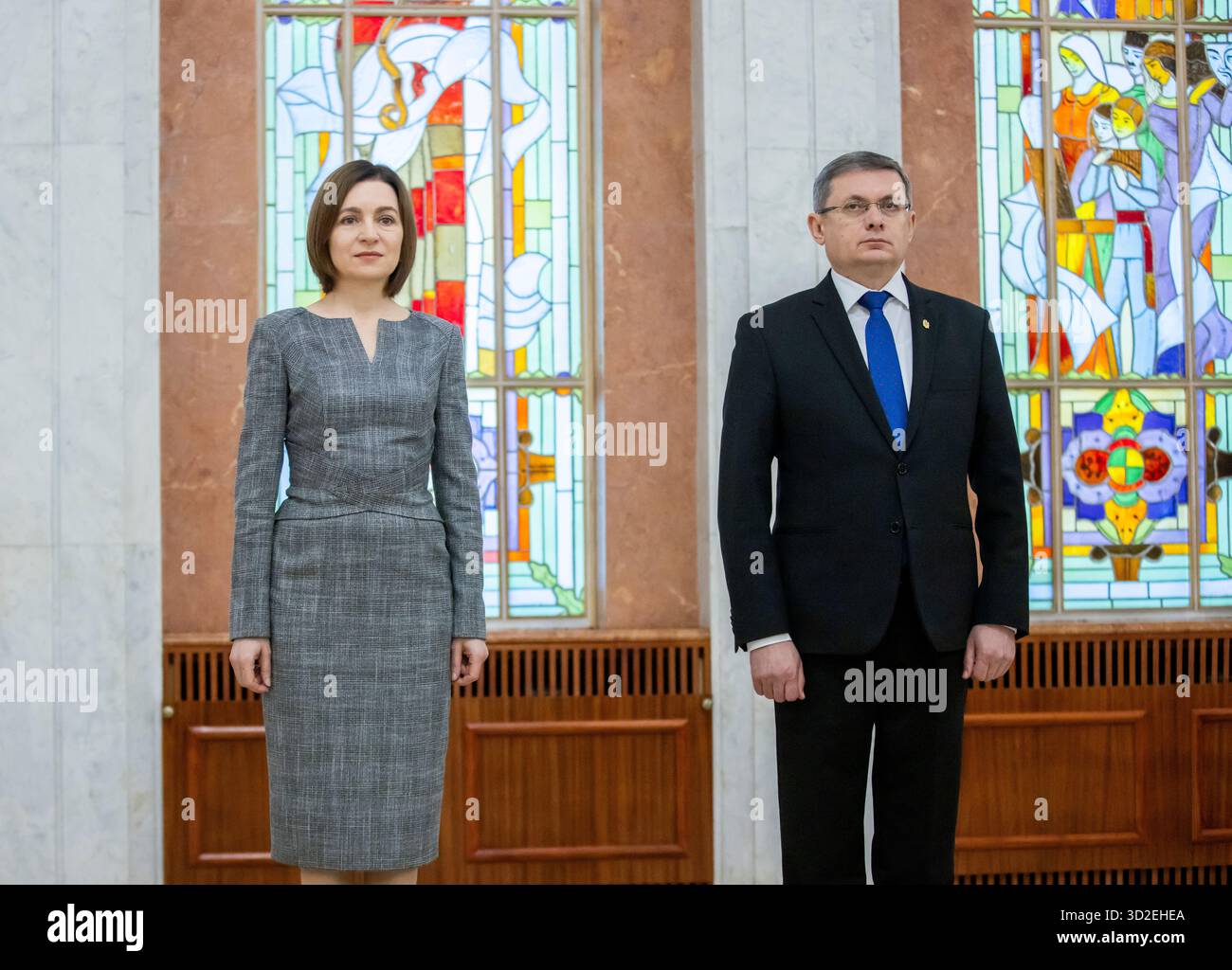 Chisinau, Moldova - November 01, 2025: President of Moldova Maia Sandu ...