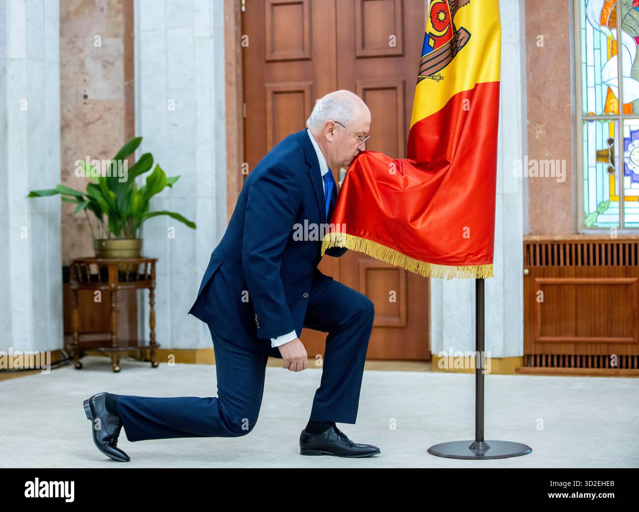 Chisinau, Moldova - November 01, 2025: New named Moldovan Prime ...