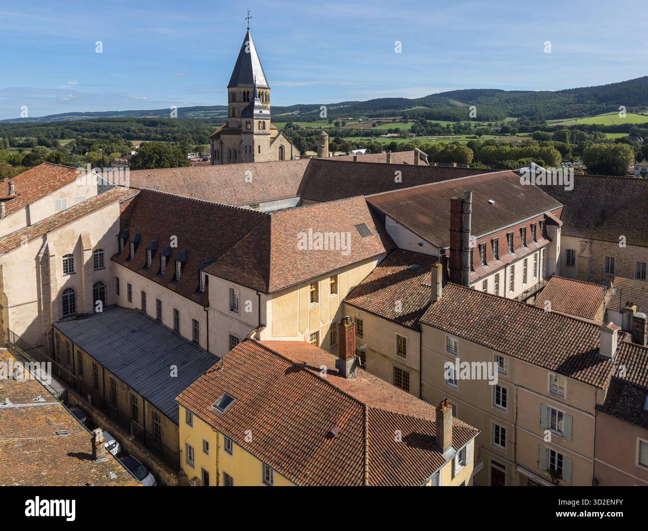 Cluny Abbey, former Benedictine monastary in Cluny, France Stock Photo ...
