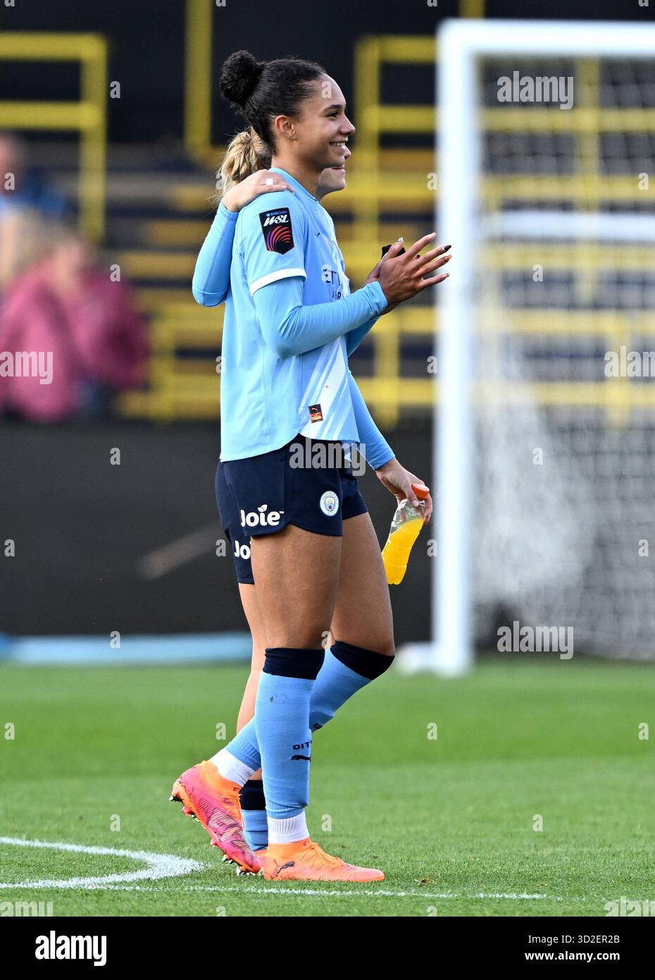 Manchester City's Jade Rose applauds the fans after the Barclays Women ...