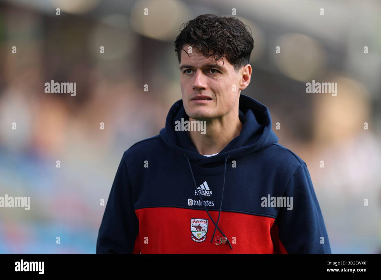 Burnley, England, 1st November 2025. Christian Norgaard of Arsenal ...