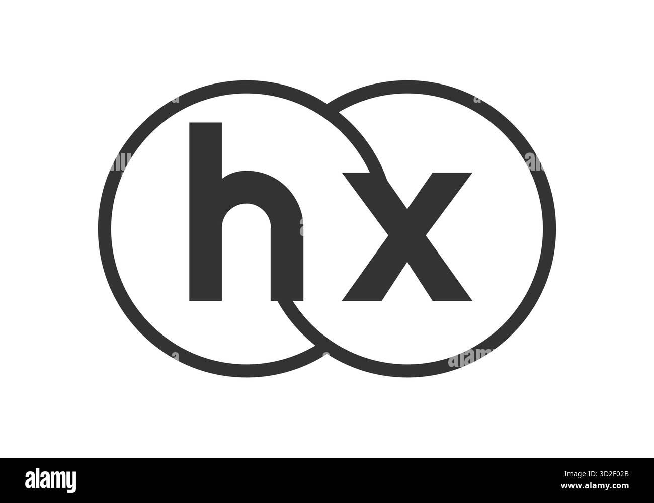 Hx minimal logo Cut Out Stock Images & Pictures - Alamy