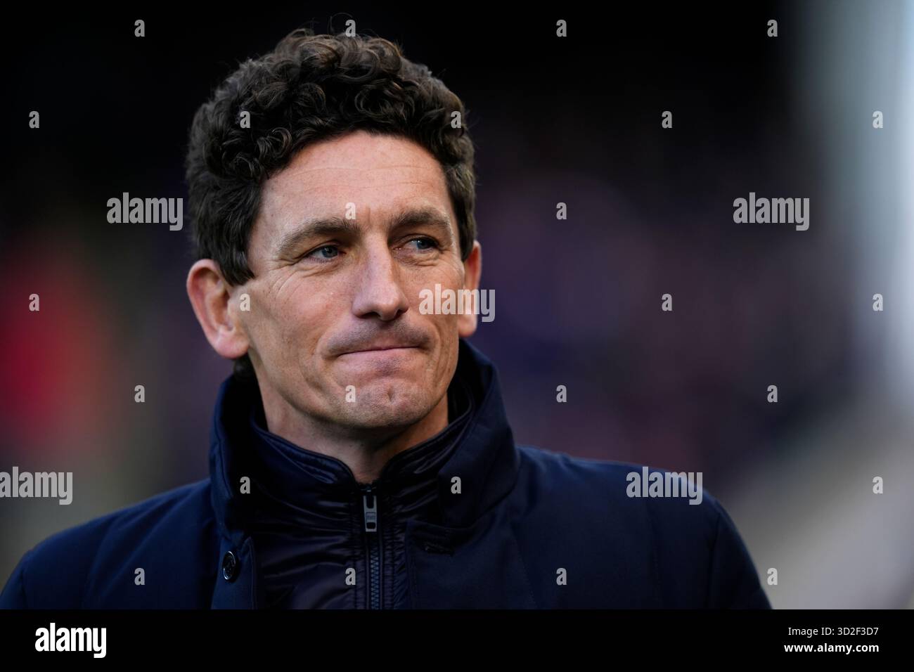 Brentford manager Keith Andrews before the Premier League match at ...