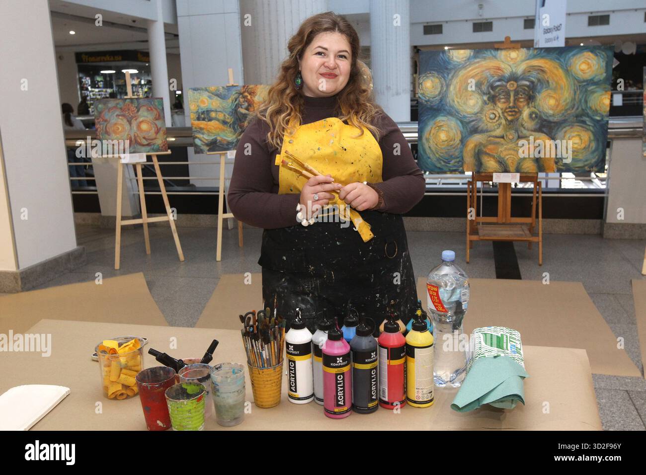 Non Exclusive: Art therapist and artist Taisiia Poliakova, head of the ...