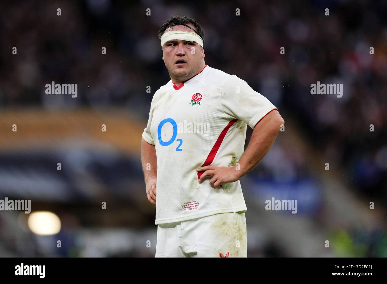 England’s Jamie George during the Quilter Nations Series match at the ...
