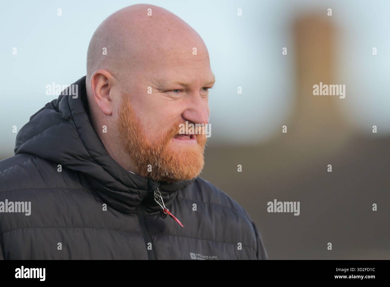 Andy Whing Manager of Barrow AFC during the Emirates FA Cup First Round ...