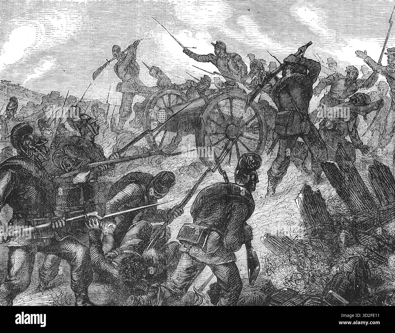 The battle of worth 6 august 1870 Black and White Stock Photos & Images ...