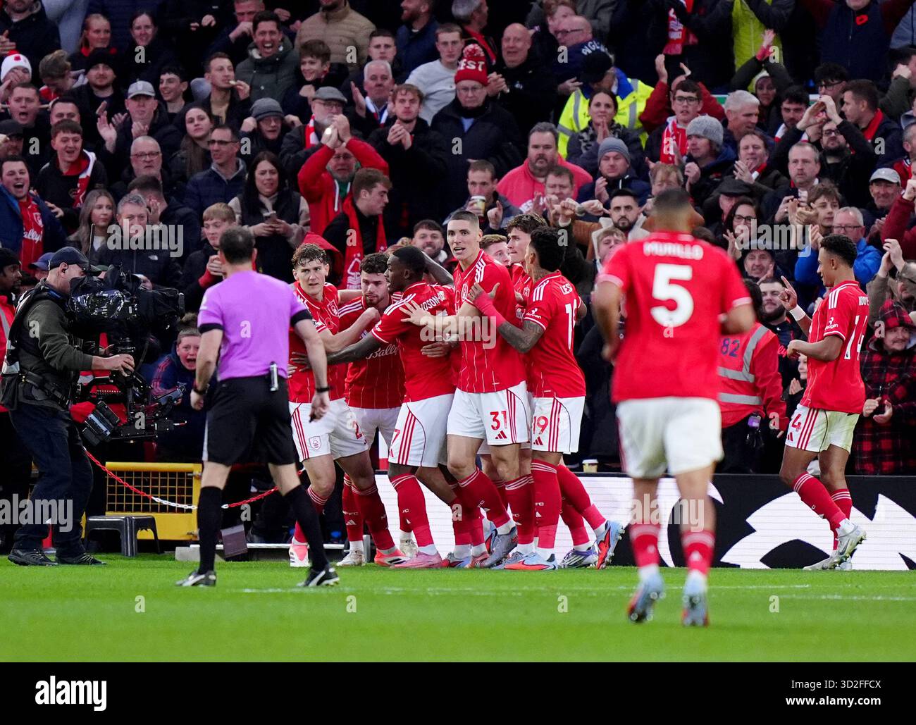 Nottingham Forest's Morgan Gibbs-White celebrates scoring their side's ...