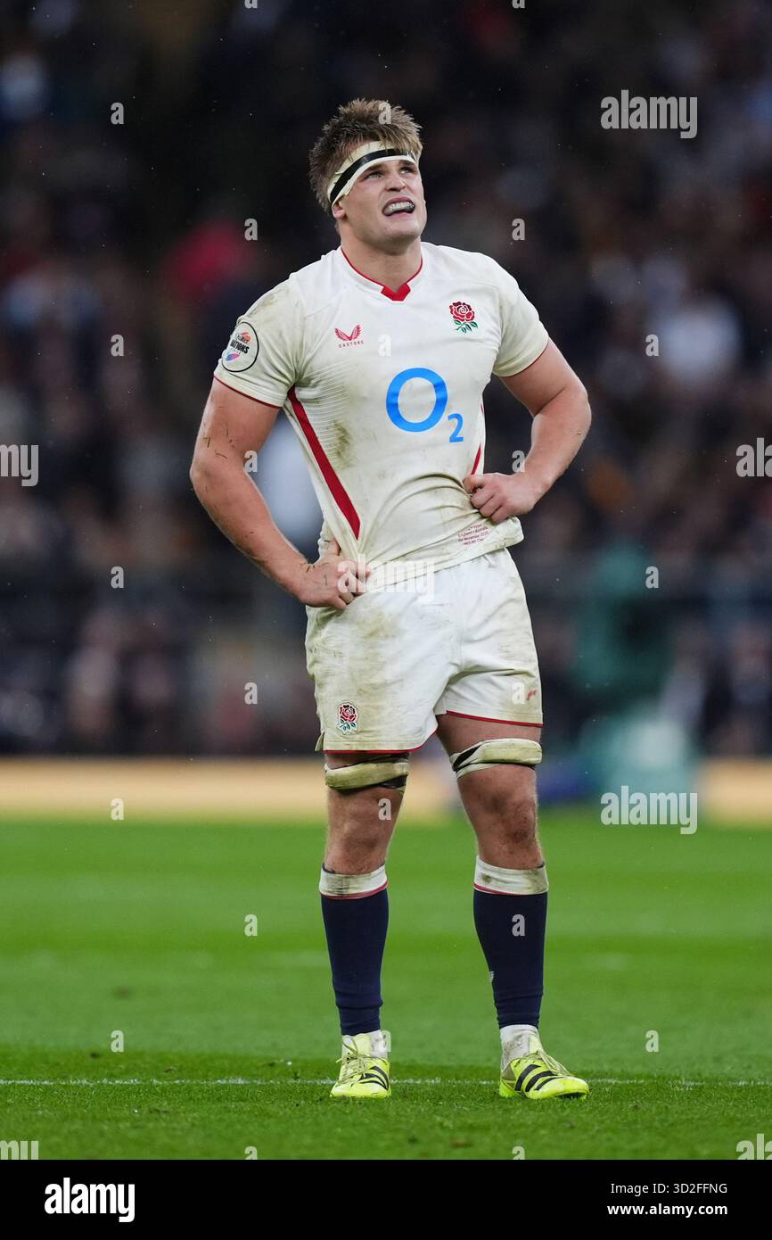 England’s Guy Pepper during the Quilter Nations Series match at the ...