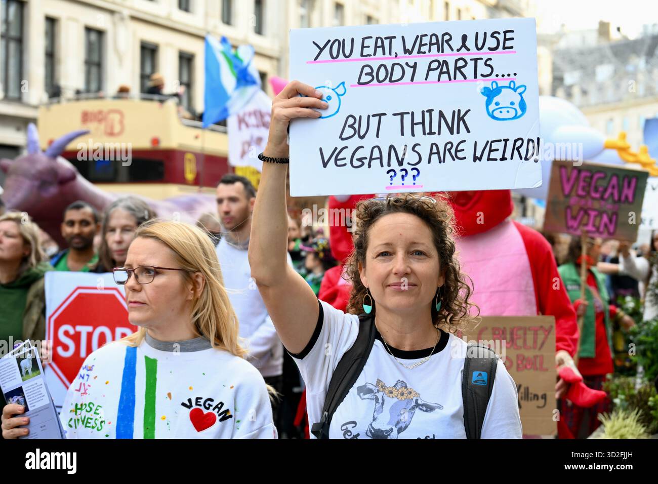 London, UK. Animal Aid National Animal Rights March held on November ...