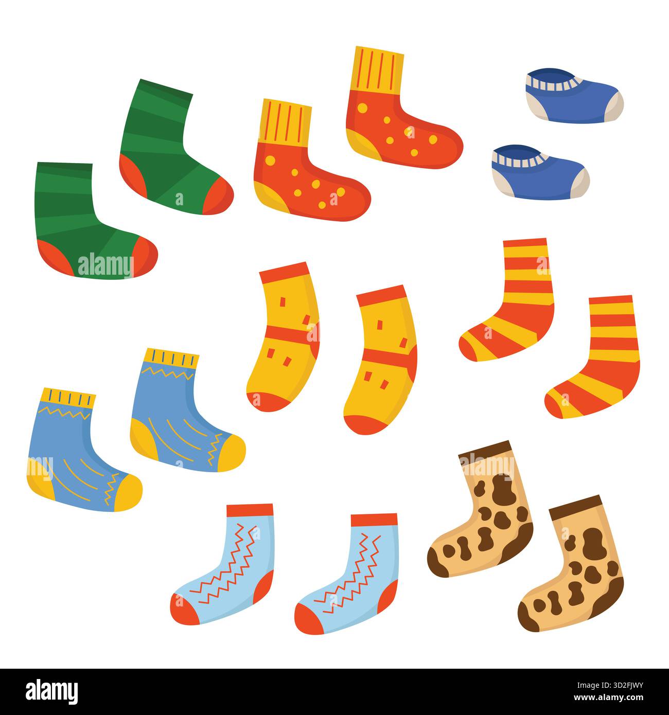 Background baby socks pattern Stock Vector Images - Alamy
