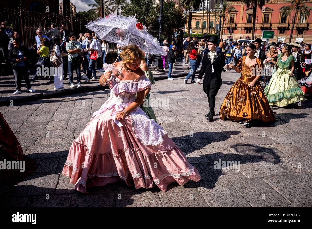 Wonderful parade in Palermo PALERMO, ITALY - NOVEMBER 1: Wonderful ...