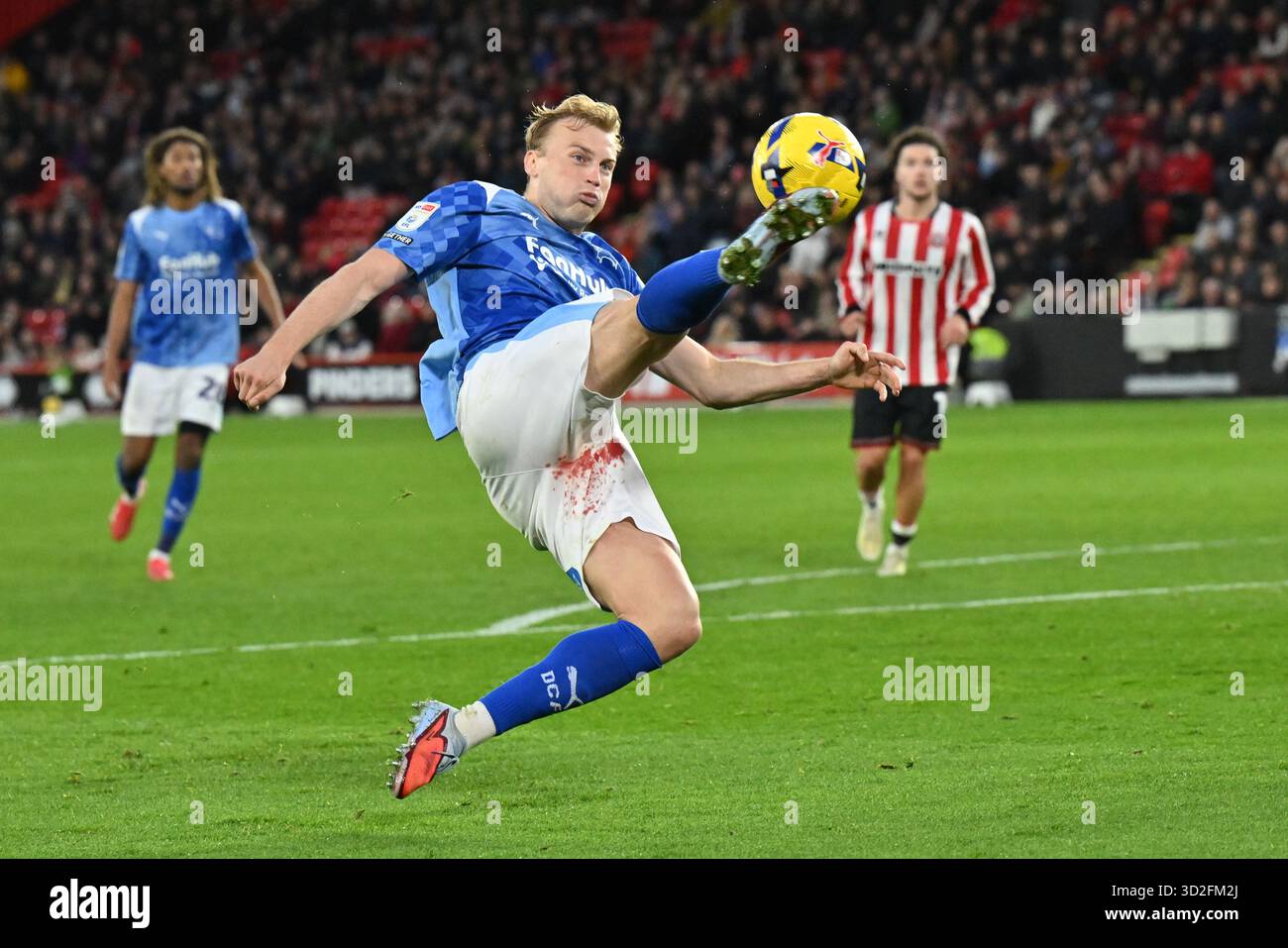 Derby County's Sondre Langas during the Sky Bet Championship match at ...