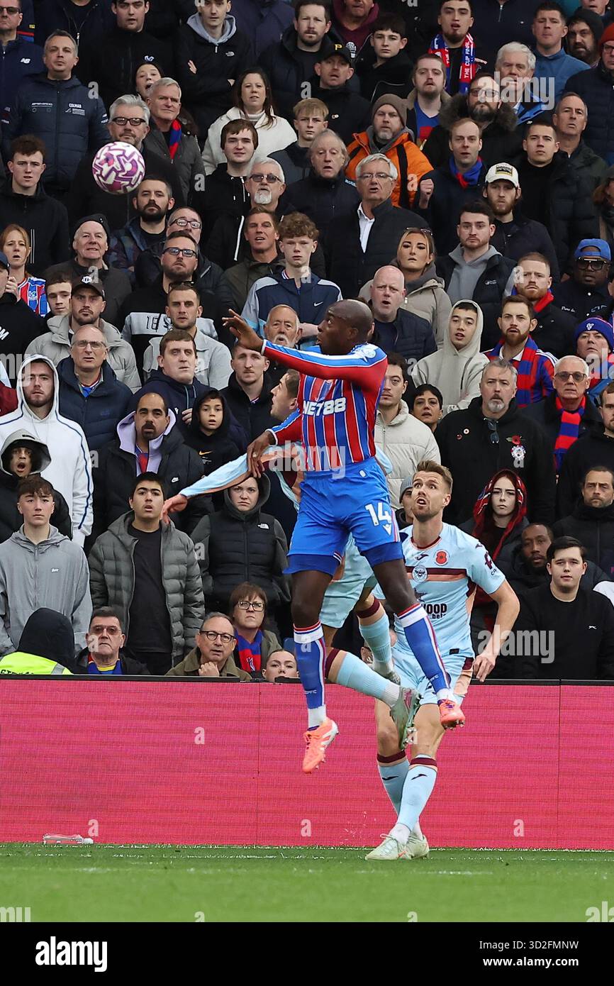 1st November 2025; Selhurst Park, Selhurst, London, England; Premier ...