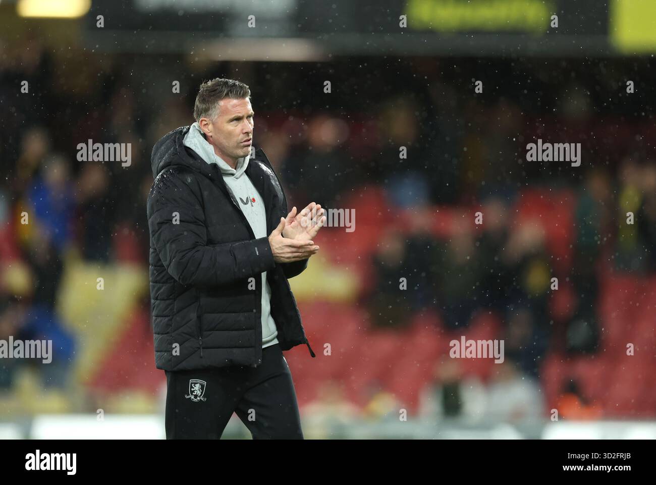 Middlesbrough manager Rob Edwards following the Sky Bet Championship ...