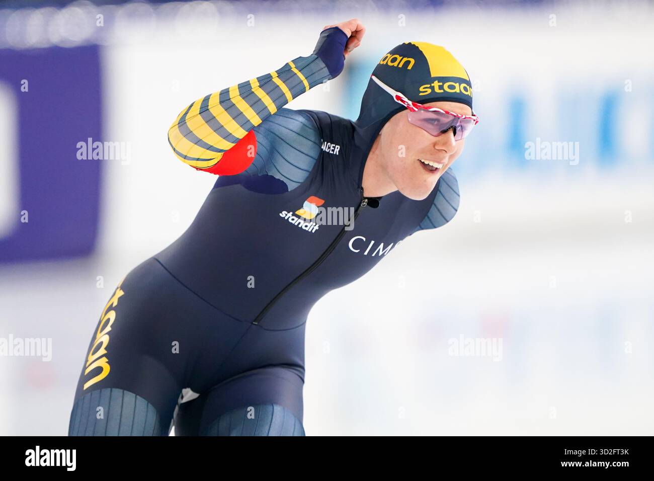 HEERENVEEN, NETHERLANDS - NOVEMBER 1: Anna Boersma during the Dutch ...