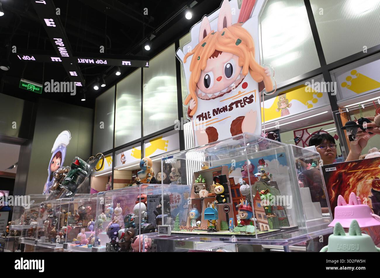A general view showing the LABUBU display at POP MART shop on November ...