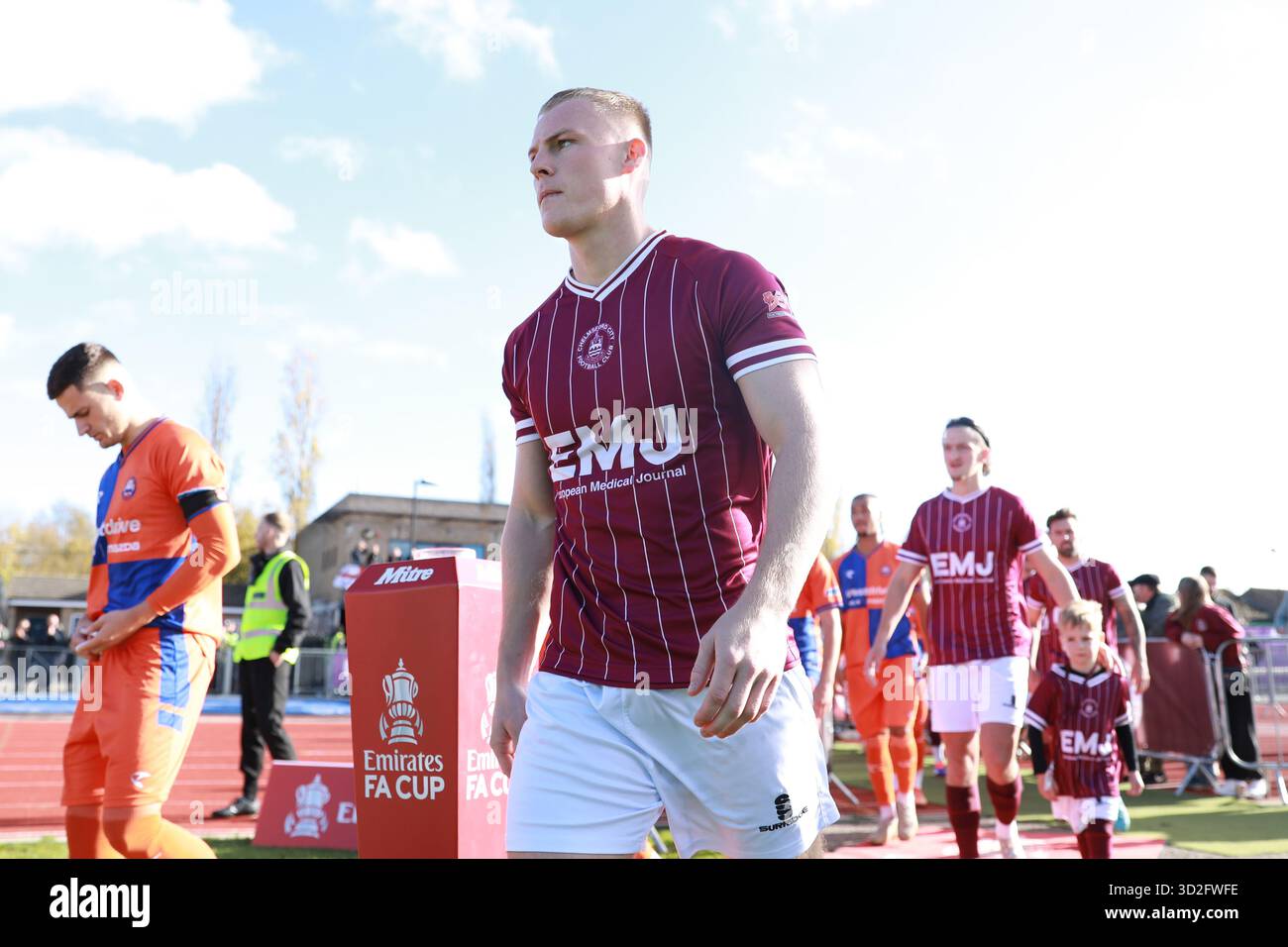 Chelmsford, Essex, UK. Nov 1, 2025. Ben Tompkins, of Chelmsford City ...