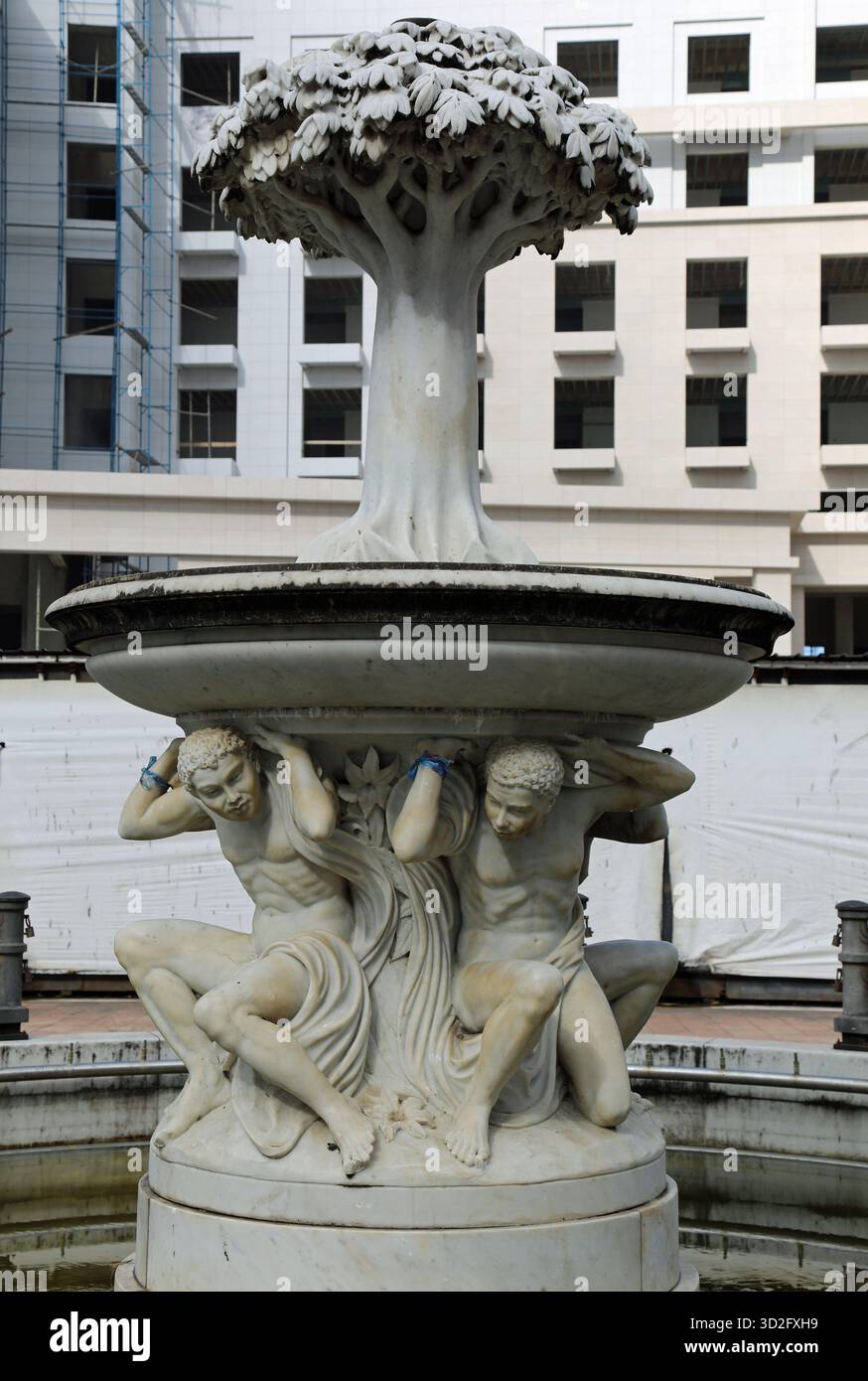 Spanish colonial era water feature at Malabo in Equatorial Guinea Stock ...
