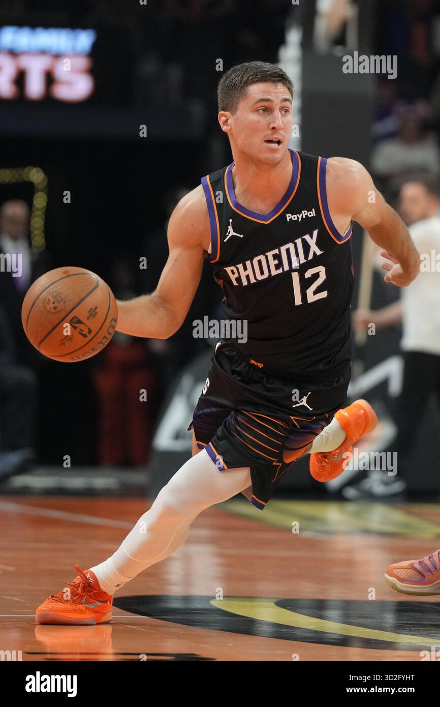 Phoenix Suns guard Collin Gillespie (12) during the second half of an ...