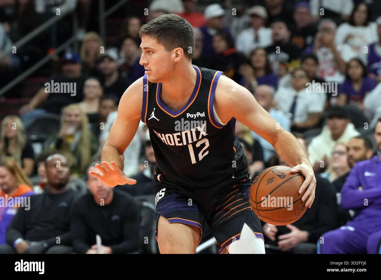 Phoenix Suns guard Collin Gillespie (12) during the second half of an ...