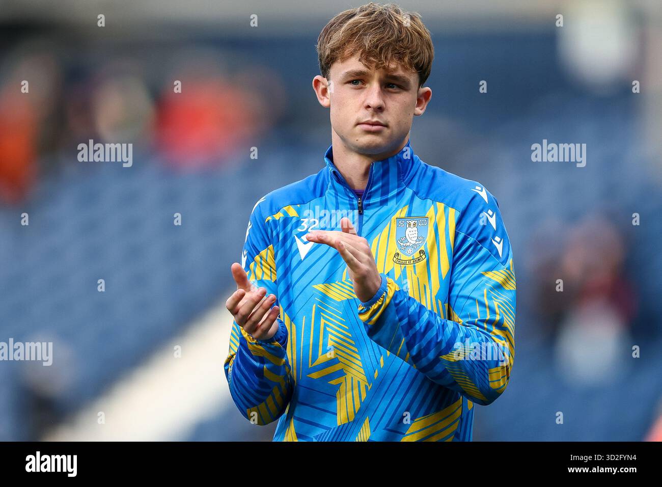 32, Joe Emery of Sheffield Wednesday thanks the fans for their support ...