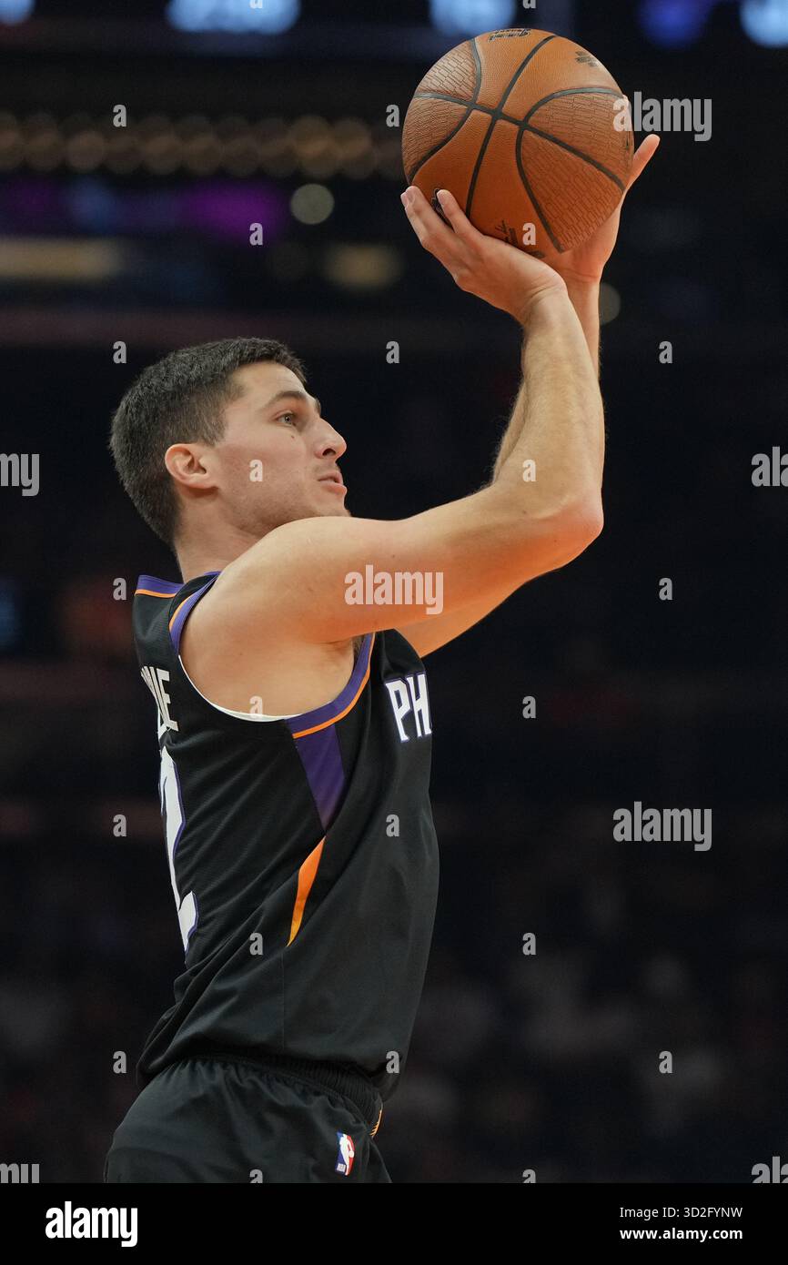 Phoenix Suns guard Collin Gillespie (12) during the second half of an ...