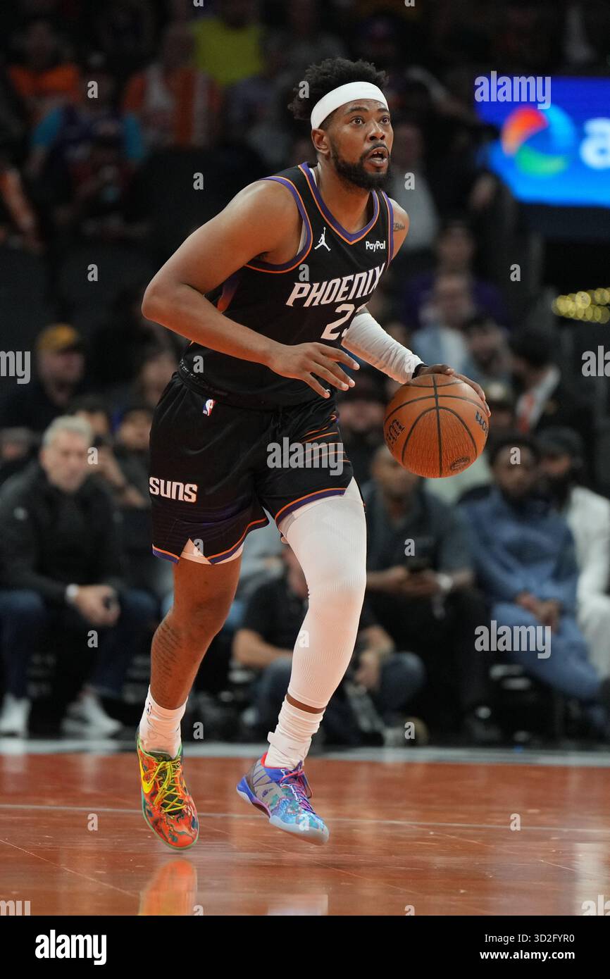 Phoenix Suns guard Jordan Goodwin (23) during the second half of an NBA ...