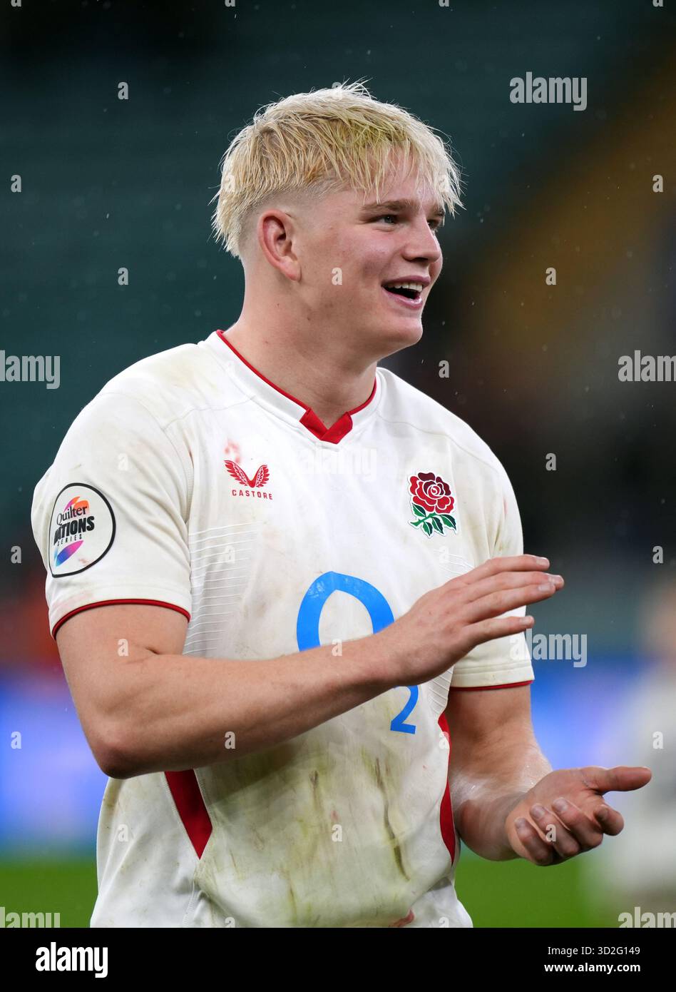 England’s Henry Pollock (left) after full time during the Quilter ...