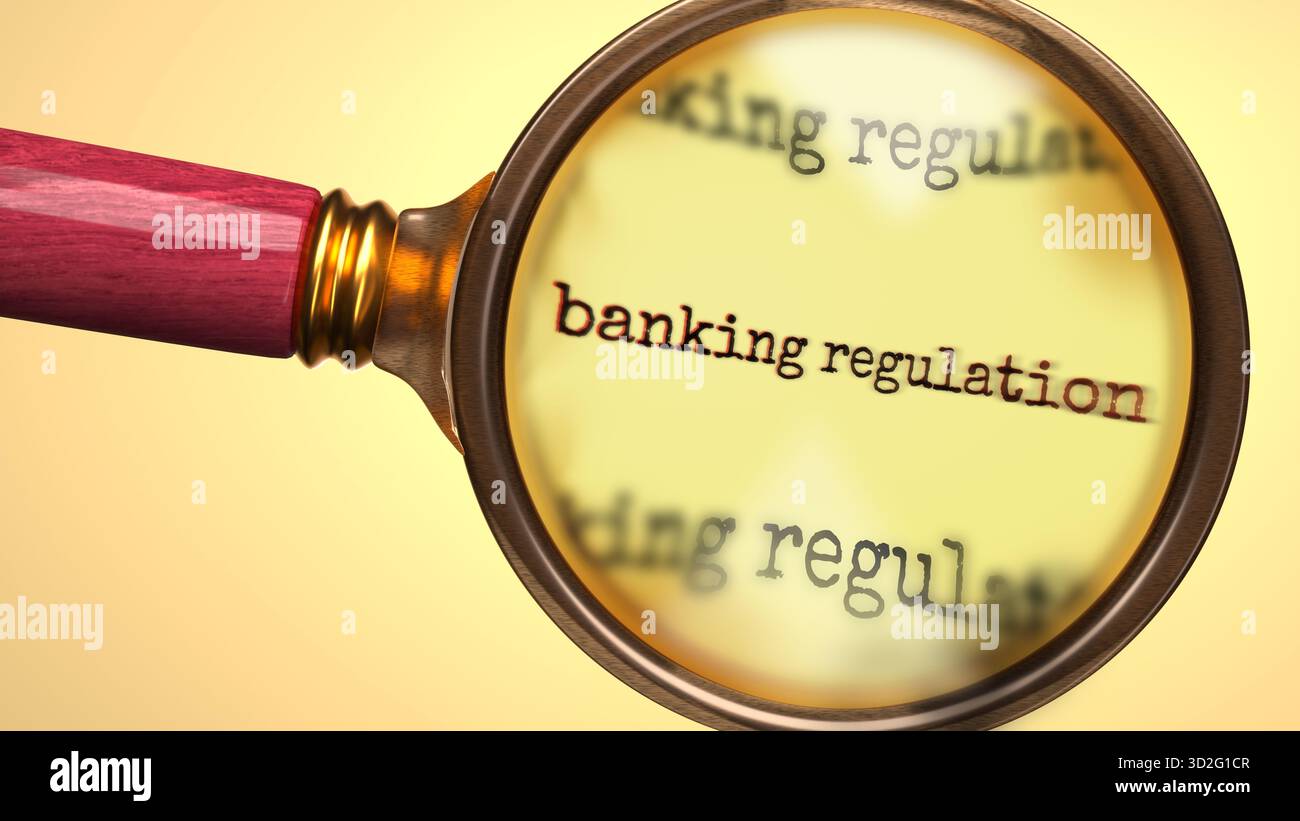 Banking Regulation under magnifying glass. Search, explore and inspect ...