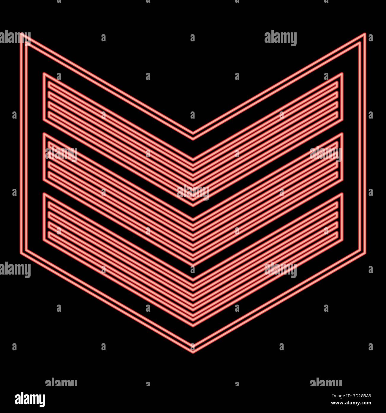 Neon army chevron military hi-res stock photography and images - Alamy