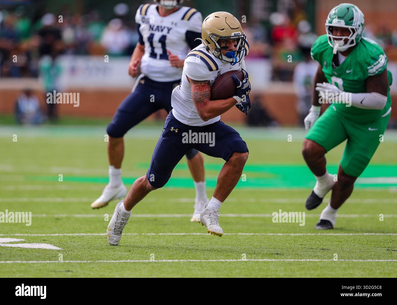 November 01, 2025:.Navy Midshipmen running back Brandon Chatman (24 ...