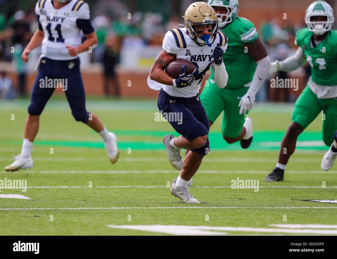 November 01, 2025:.Navy Midshipmen running back Brandon Chatman (24 ...