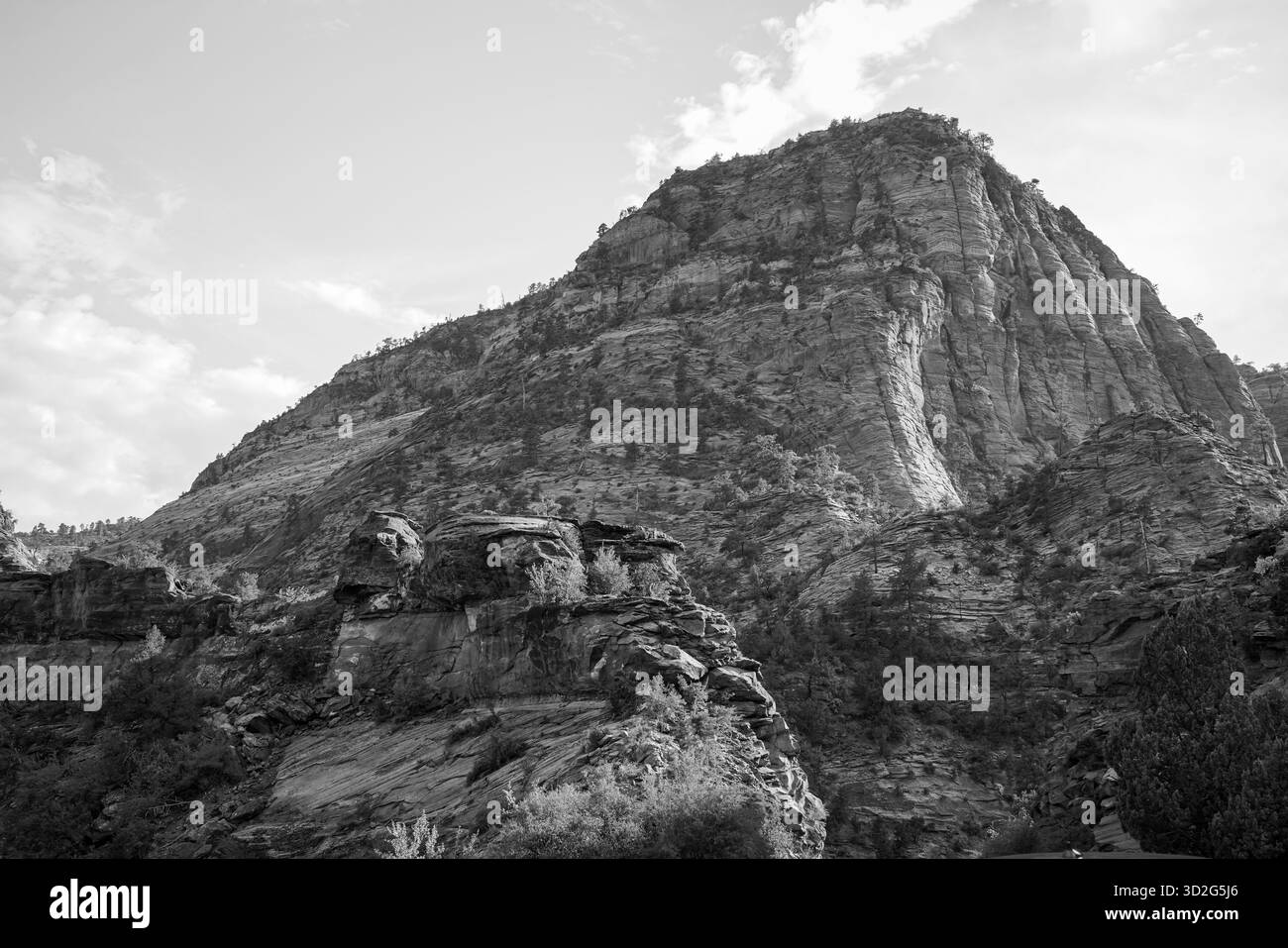 Canyon wall geologic detail Black and White Stock Photos & Images - Alamy