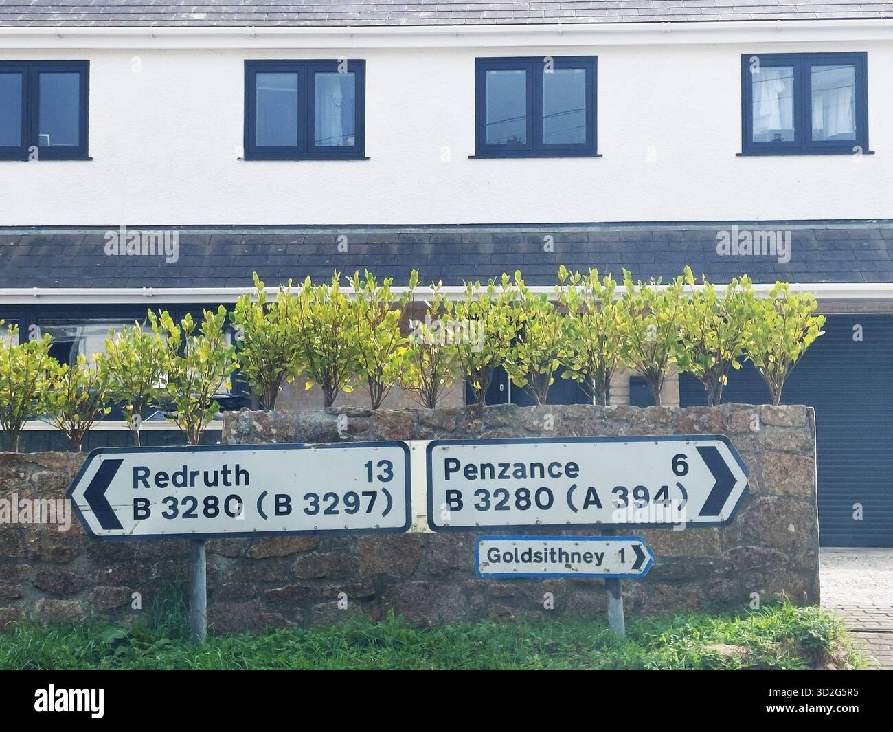 Cornish Road signs Stock Photo - Alamy