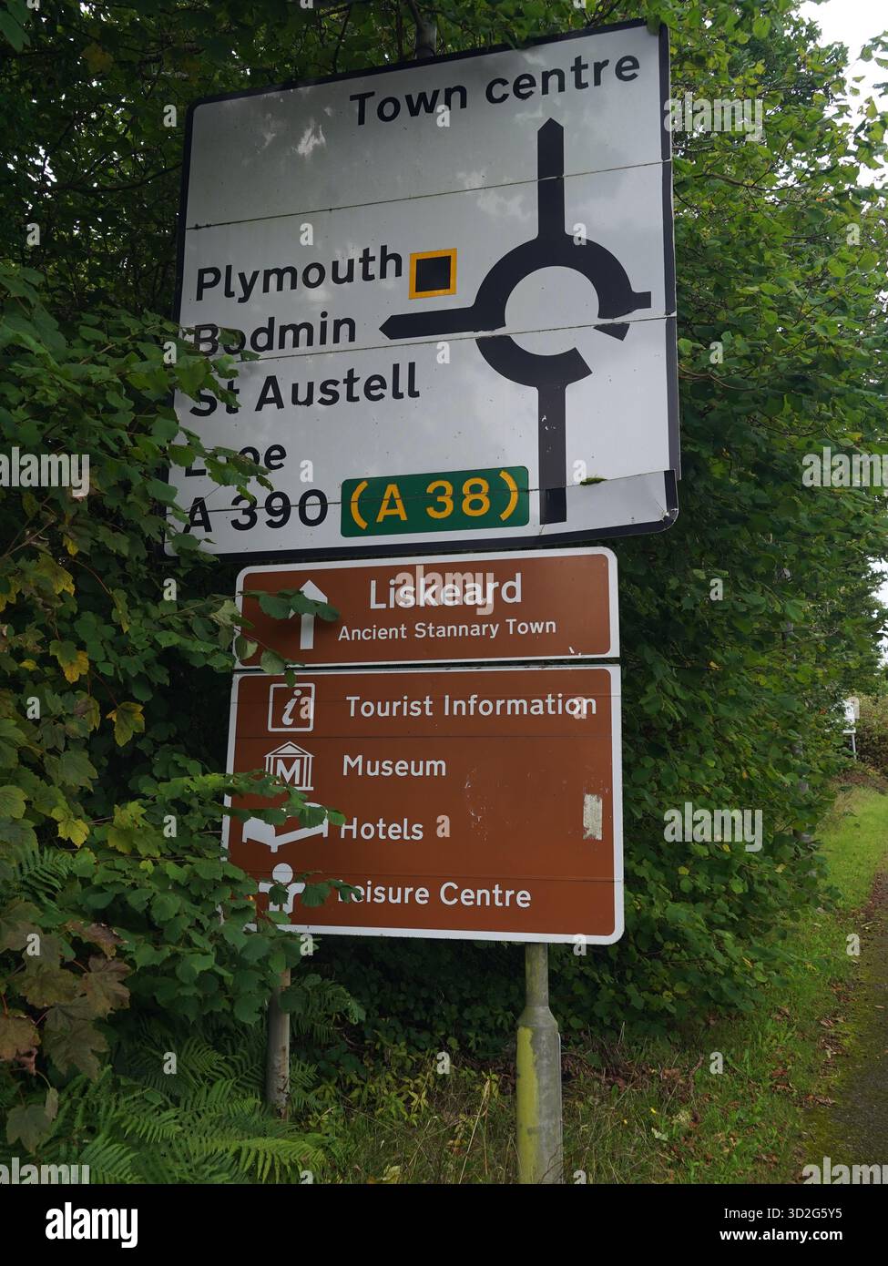 Cornish Road signs Stock Photo - Alamy